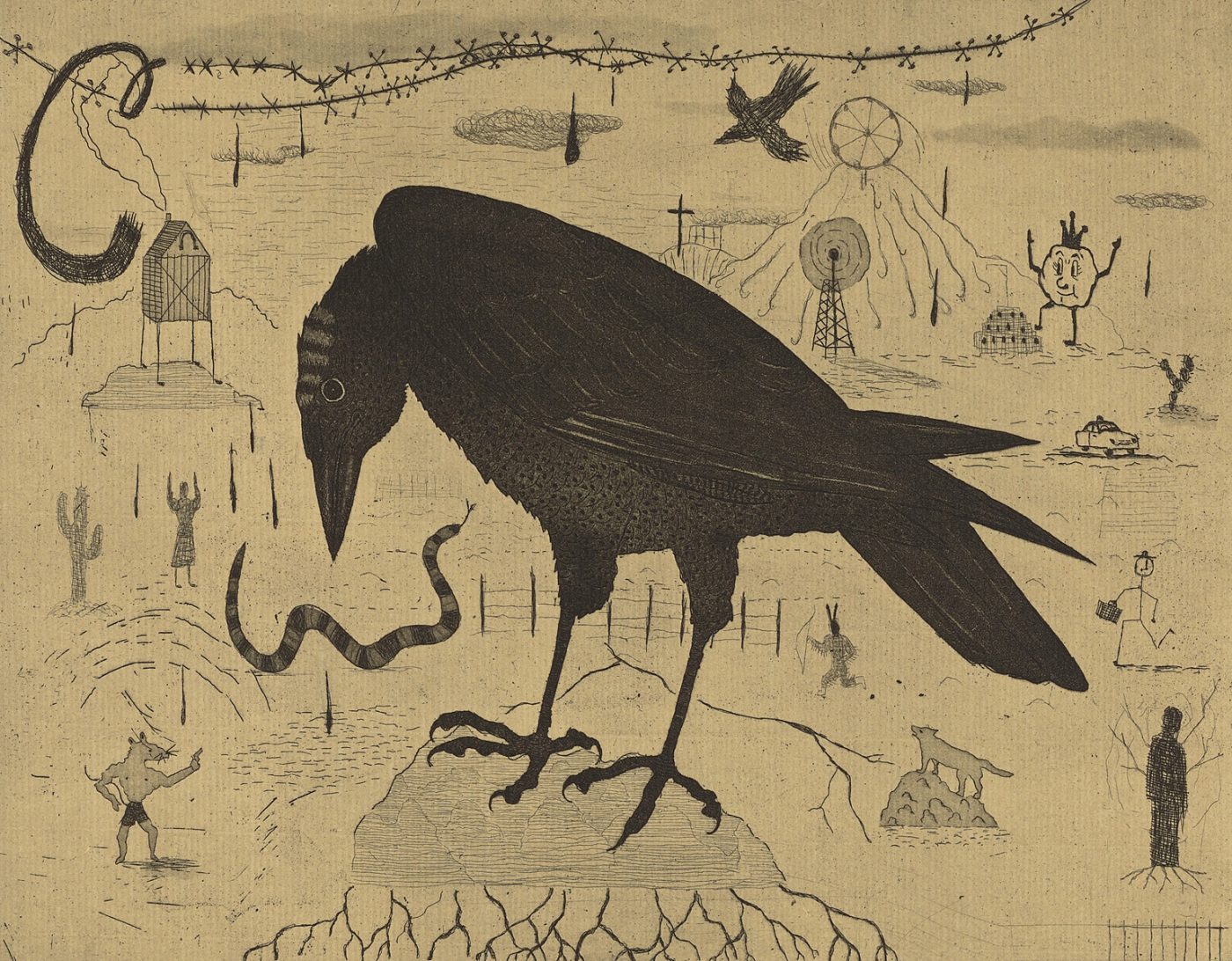 CROW OF THE PLAGUE (SOLD) - Augen Gallery