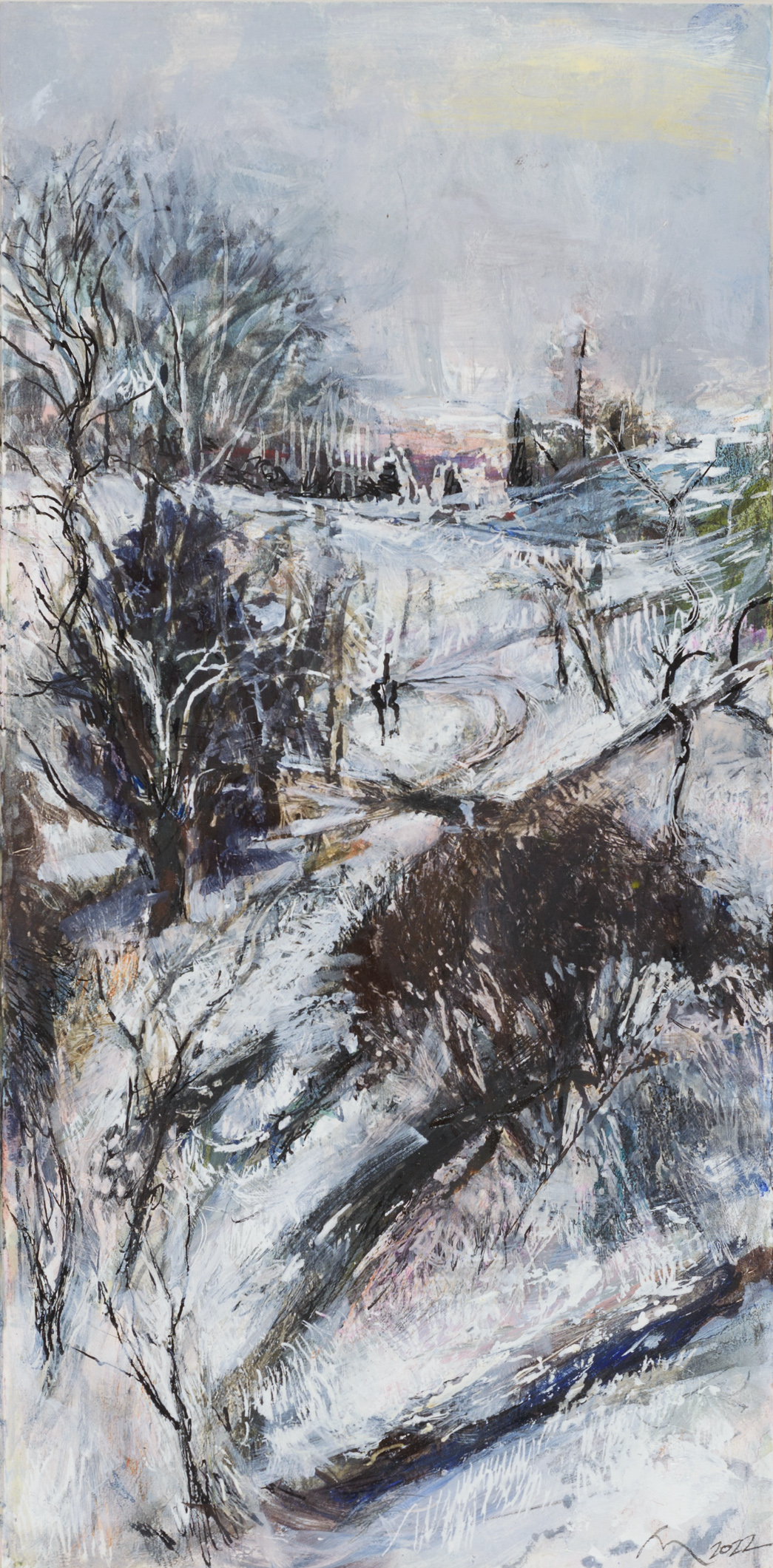 WINTER SKETCH FROM THE WINDOW (SOLD) - Augen Gallery