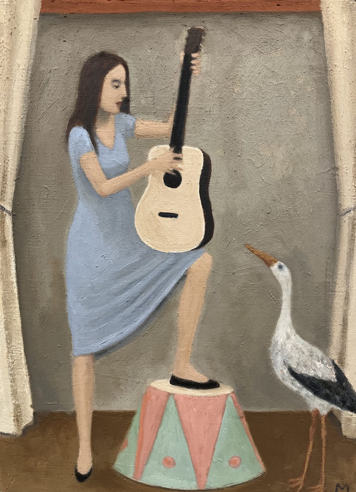 BIRD ACT (WOMAN WITH A GUITAR) - Augen Gallery